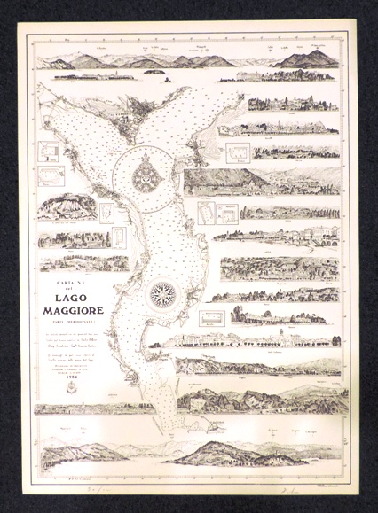 carta - lago maggiore n. 1 - parte meridionale (1984) - Libreria del Mare